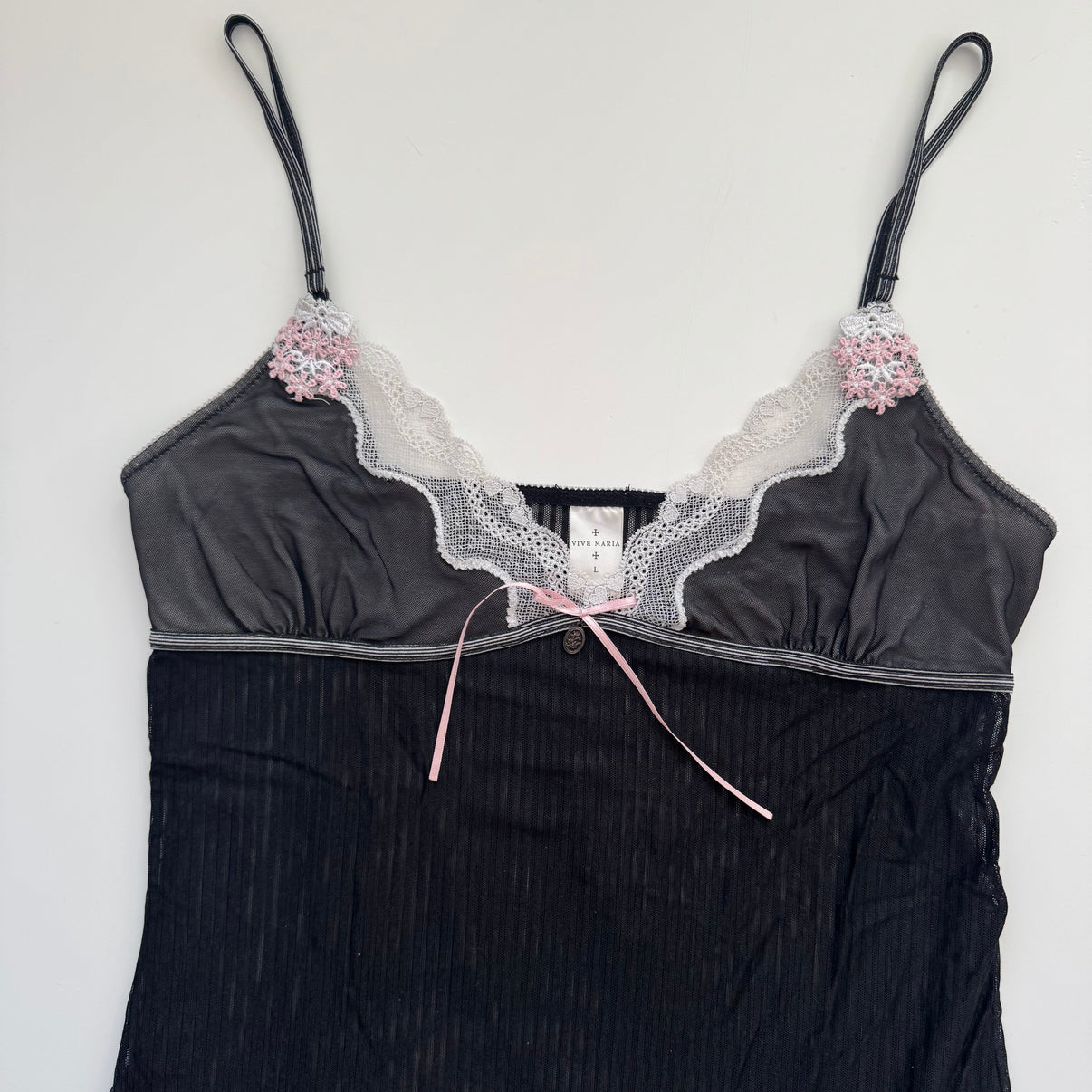 Black Vive Maria Top (L) – Vintage Angel
